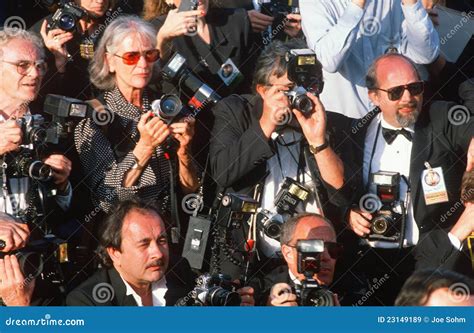 Paparazzi Photographers At Academy Awards Editorial Stock Image Image