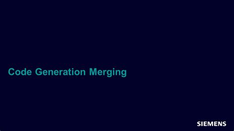 Code Generation Merging Uvm Framework
