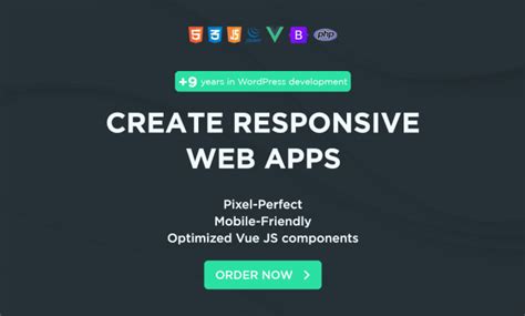 Coding Your Web App Using Html Css Js And Vuejs By Uelbezzazi Fiverr