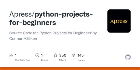 GitHub Apress Python Projects For Beginners Source Code For Python Projects For Beginners