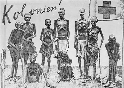 A Photograph Taken In 1907 Of The Herero Tribe Who Were Forced To Live