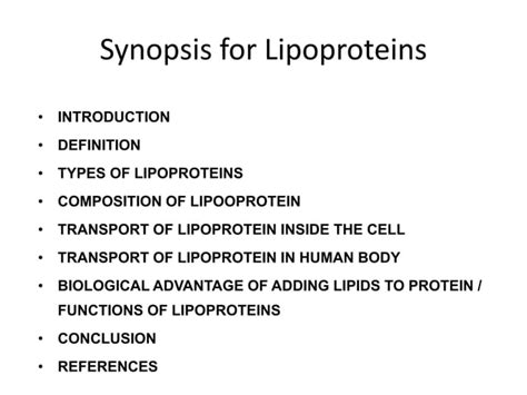 Glycoprotein Lipoprotein Structure And Function Ppt Chemistry Science