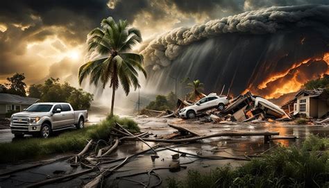 Natural Disaster Situation Disaster Aftermath Landscape Emergency Response Scene Catastrophic