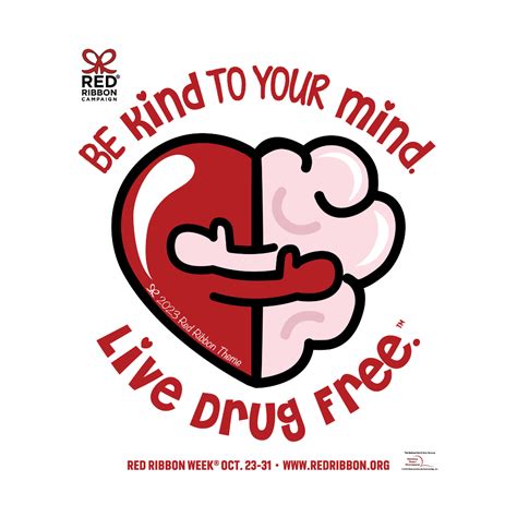 2023 National Red Ribbon Theme Announced Be Kind To Your Mind Live