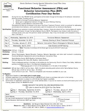 Functional Behavior Assessment Pdf PdfFiller