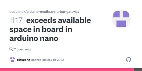 Exceeds Available Space In Board In Arduino Nano Issue