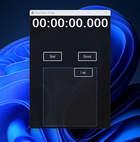 GitHub MohammedTsmu Stop Watch CSharp Stop Watch App Written In C Including Timer With Start