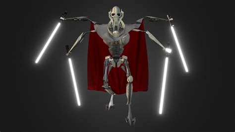 General Grievous Download Free 3d Model By Aupuma 3b93ee8 Sketchfab
