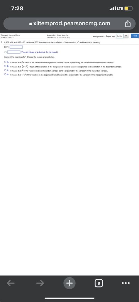 Solved Sst R21 Type An Integer Or A Decimal Do Not