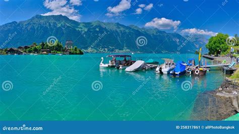 Interlaken Lake Switzerland Stock Image Image Of Switzerland