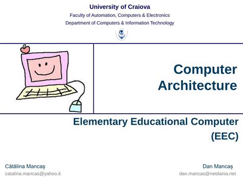 pdf computer architecture universitatea din craiovaeng pdf