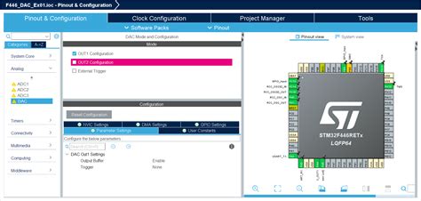 Github Bernardolima92 Stm32f446 Dac Ex01 Usando O Dac Da Maneira Mais Simples Possível