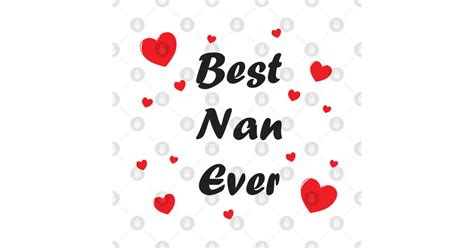 Best Nan Ever Heart Doodle Hand Drawn Design Best Nan Ever T Shirt