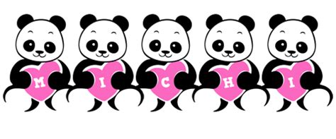 Michi Logo Name Logo Generator Popstar Love Panda Cartoon Soccer