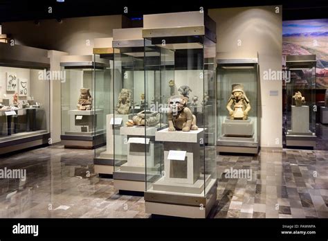 Mexico City Mex Oct 27 2016 Exponates Of The National Museum Of
