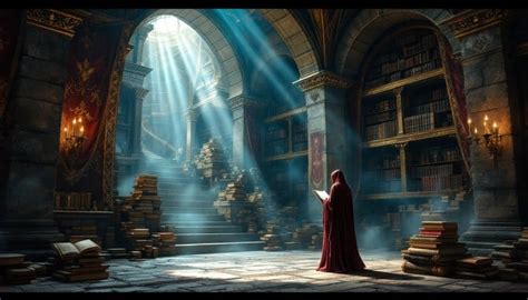 Free Ancient Magical Library Image Library Medieval Magical