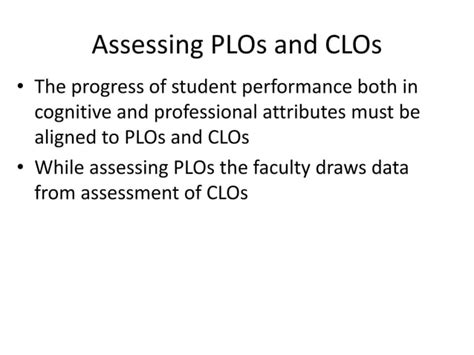 Programme Learning Outcomes Pptx