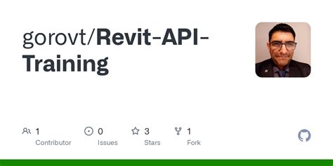 GitHub Gorovt Revit API Training