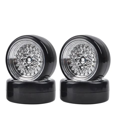 Llanta Hexagonal De 12mm Para Coche De Carreras 4 Neum Ticos De Piezas