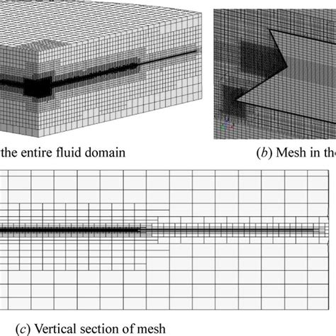 Numerical Mesh Of The Computational Domain Download Scientific Diagram