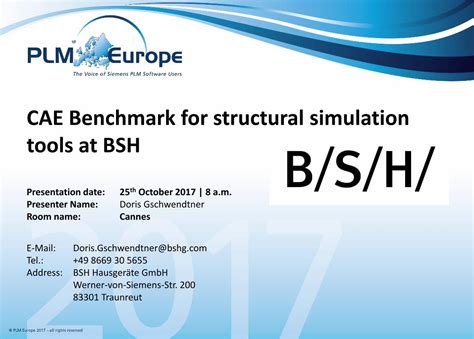 Pdf Cae Benchmark For Structural Simulation Tools At Bsh€¦ · Cae