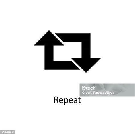 기호 아이콘을 반복 합니다 모바일 개념 및 웹 응용 프로그램에 대 한 최소한의 아이콘의 요소입니다 웹사이트 웹 디자인 모바일