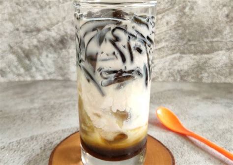 Resep Es Cincau Jelly Serut Gula Merah Oleh Erni0787 Cookpad