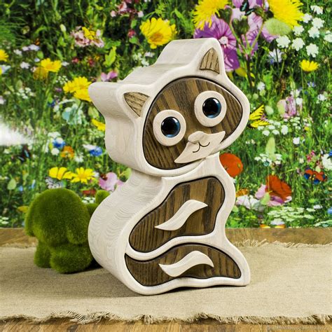 Шкатулка для украшений Белый котик в интернет магазине Ярмарка Мастеров по цене 8100 ₽ Ldsi2ru