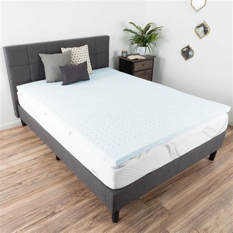 White Noise Gel Infused 2 Gel Memory Foam Mattress Topper And Reviews