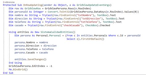 ligth knight crud con entity framework en asp y vb usando un datagridview