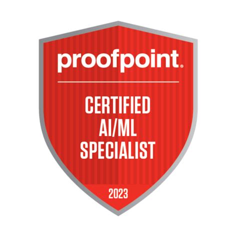 Proofpoint Certified Ai Ml Specialist 2023 Credly
