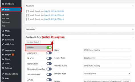 How To Add A Schema Markup For Your Service Page Schema And Structured Data For Wp Documentation