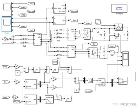 基于simulink的三相statcom实现直流电容的稳压控制，采用ipiq控制方法和电流空间和电压空间的pwm方法控制 我爱c编程 博客园