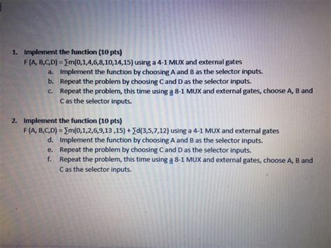 Solved 1 Implement The Function 10 Pts M01468