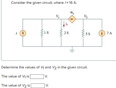 Solved Consider The Given Circuit Where A Determine Chegg