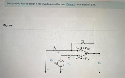 [solved] Suppose You Want To Design A Non Inverting Amplif