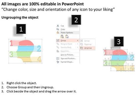 Business Diagram Three Numeric Human Face Text Boxes Presentation Template