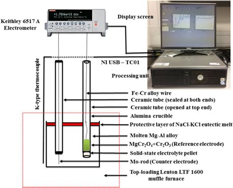 A Schematic Of The Solid State Mg Sensor Test Rig Download Scientific Diagram