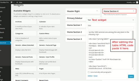 Setup Parallax Pro Theme Philip Gledhill