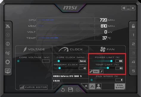 When Undervolting On Msi Afterburner Do I Need To Adjust Power Limit R Overclocking