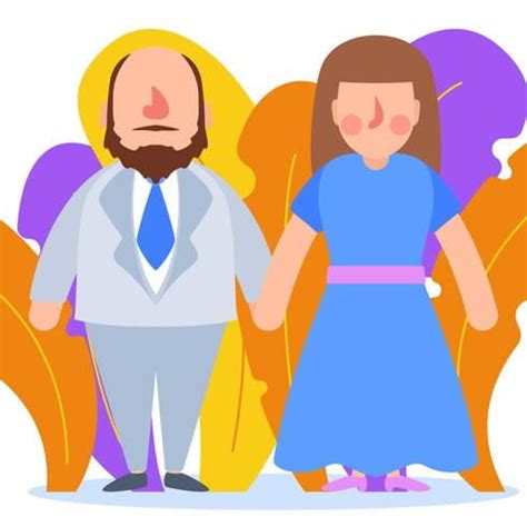 زوجين رومانسية في ناقلات ملابس رسمية Eps Ai Svg Uidownload