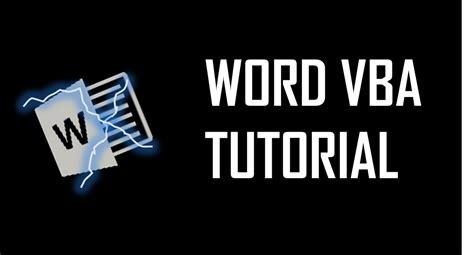 Word Vba Tutorial Analyst Cave
