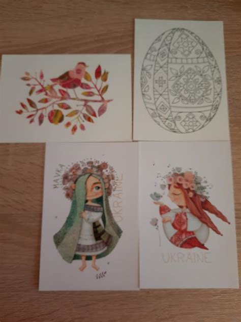 Листівки комплект з 4 штук — ціна 115 грн у каталозі Листівки і конверти Купити товари для дому