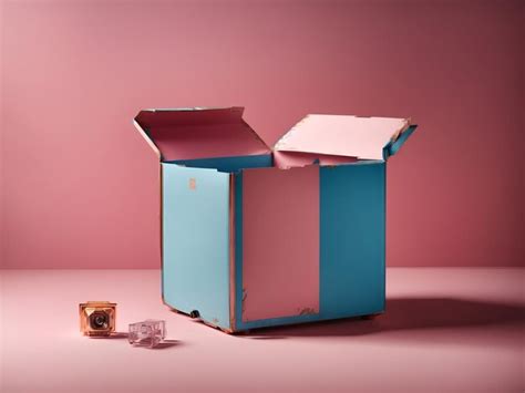 Premium Photo Colorful Cardboard Box