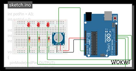 Potentiometer Led Copy Wokwi Esp32 Stm32 Arduino Simulator