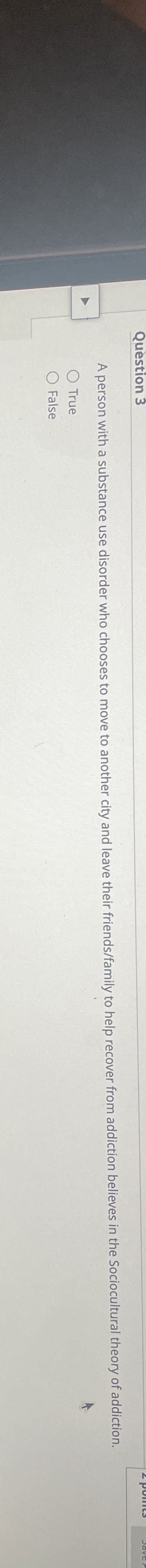 solved question 3a person with a substance use disorder who