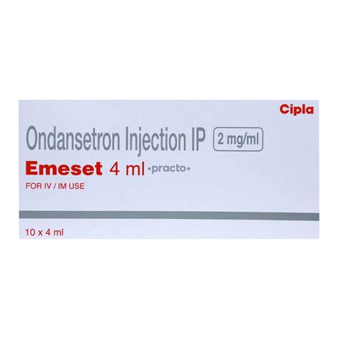 Emeset 8 Mg Injection Uses Dosage Side Effects Price Composition