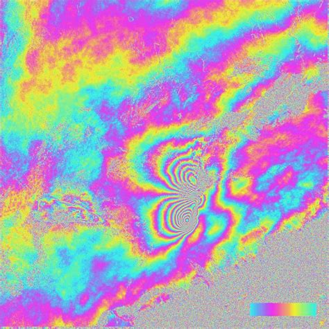 Bam Earthquake Envisat Radar Interferograms