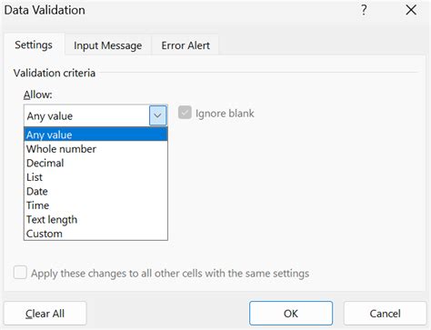 How To Use Data Validation In Excel