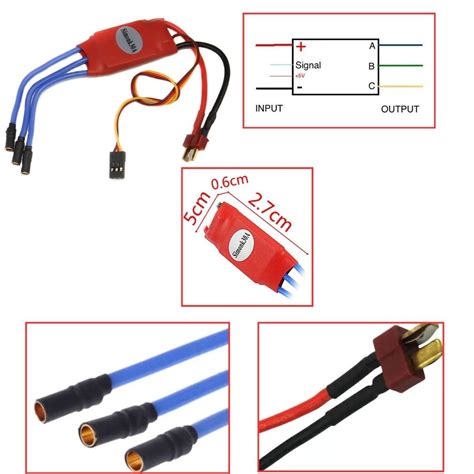 Buy 30a Bldc Esc Electronic Speed Controller Makerbazar